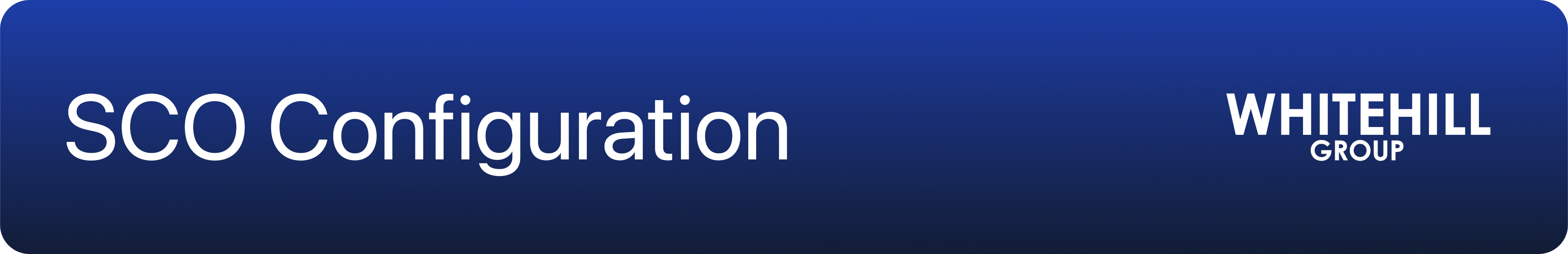 Configuring Your SelfServ SCO | Whitehill Support